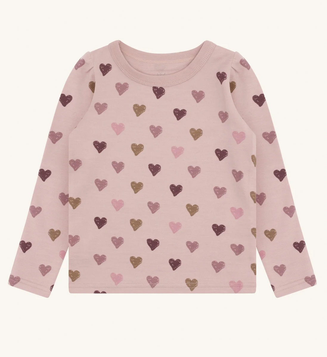 Hust & Claire - HCAbba Hearts Puff - Adobe Rose – Hos Josefine