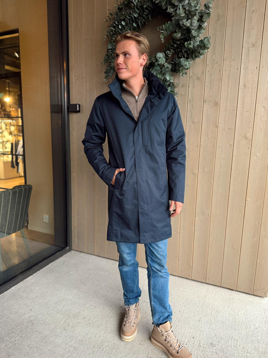 BRGN - Sludd'n Coat - Dark Navy – Hos Josefine